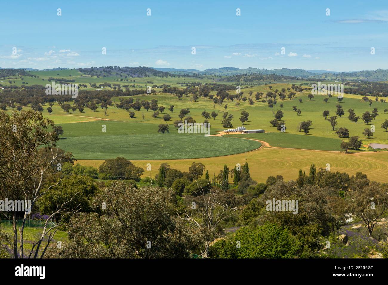 View over Cowra NSW, Australia Stock Photo - Alamy