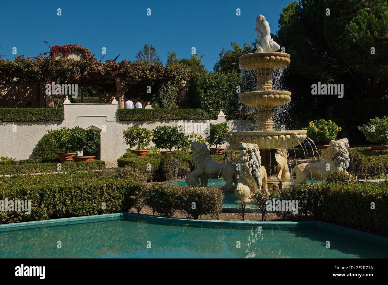 Italian Renaissance Garden in Hamilton Gardens,Waikato region on North ...