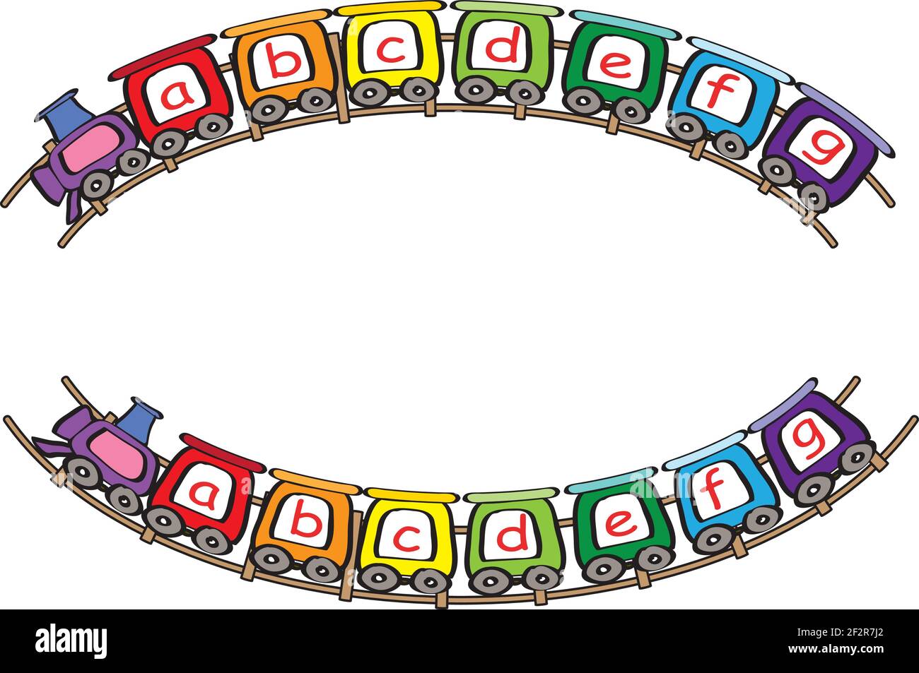 English alphabet toy train background logo Stock Vector Image & Art - Alamy