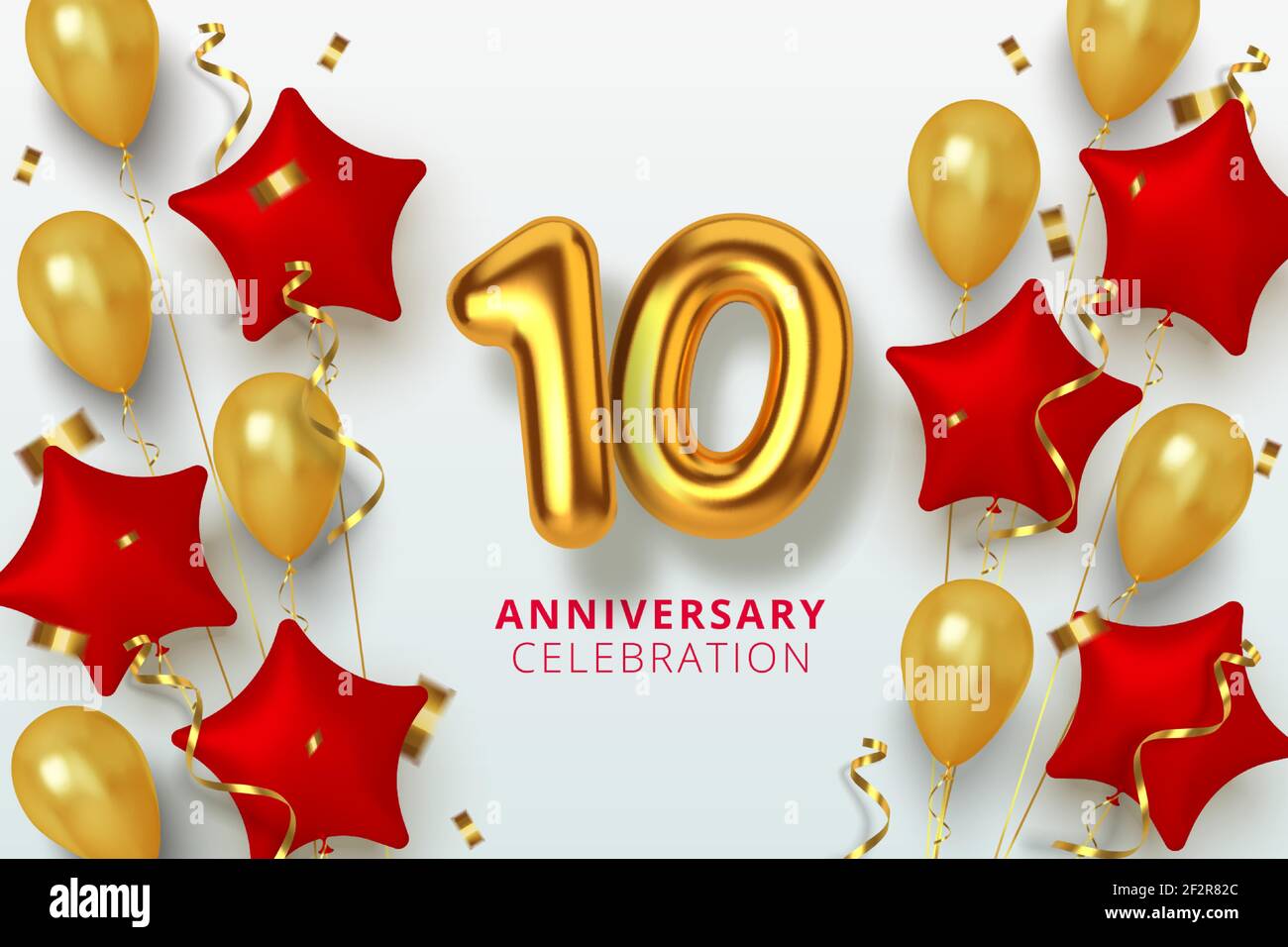 Number 10 party Stock Vector Images - Alamy