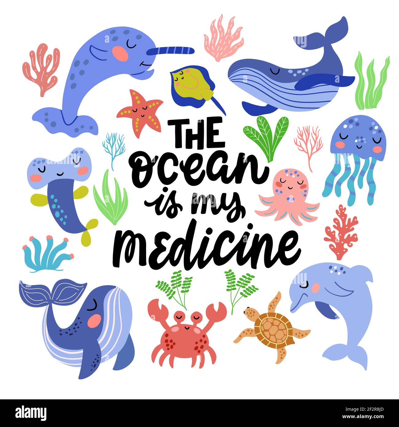 Underwater cartoon graphics hi-res stock photography and images - Alamy