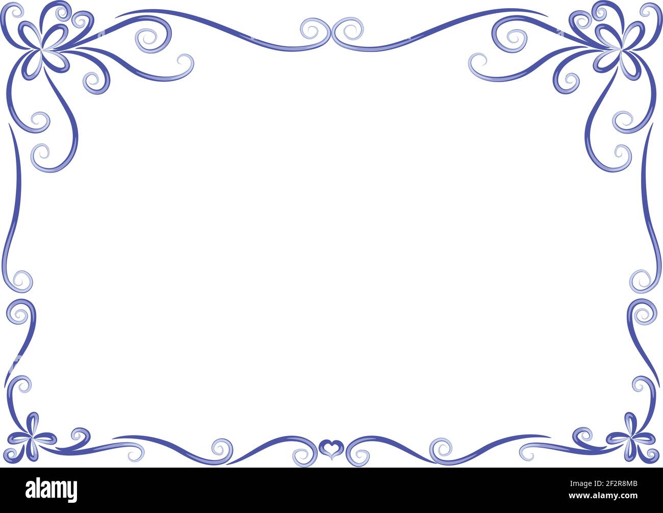 vector flowers border Stock Vector Image & Art - Alamy