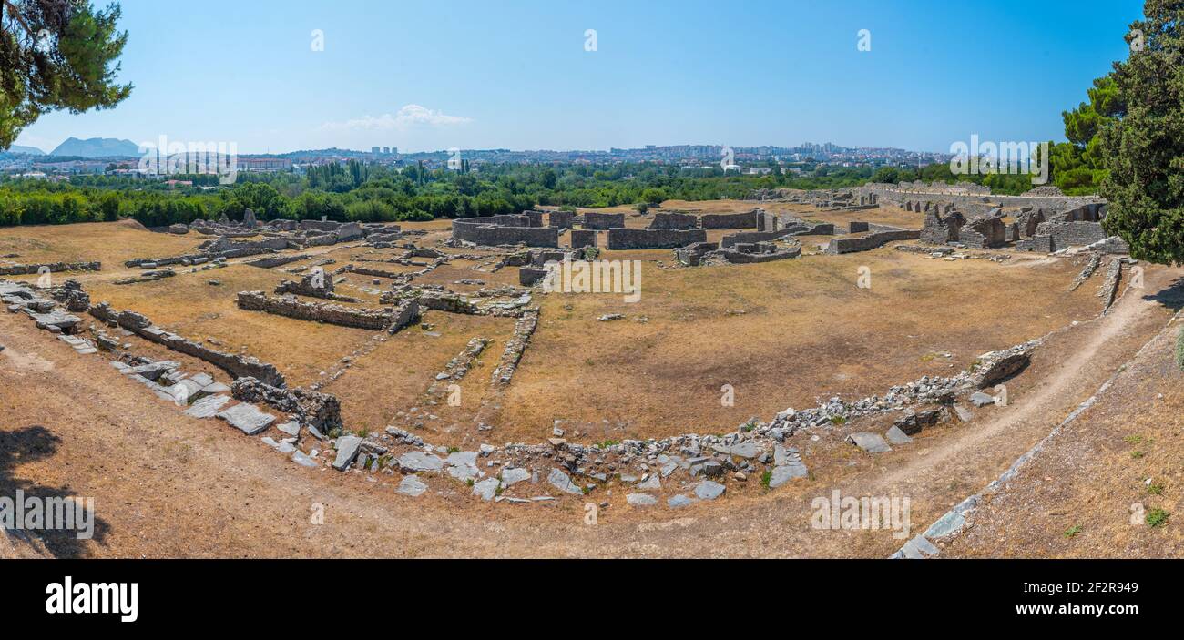 Roman ruins of ancient Salona near Split, Croatia Stock Photo - Alamy