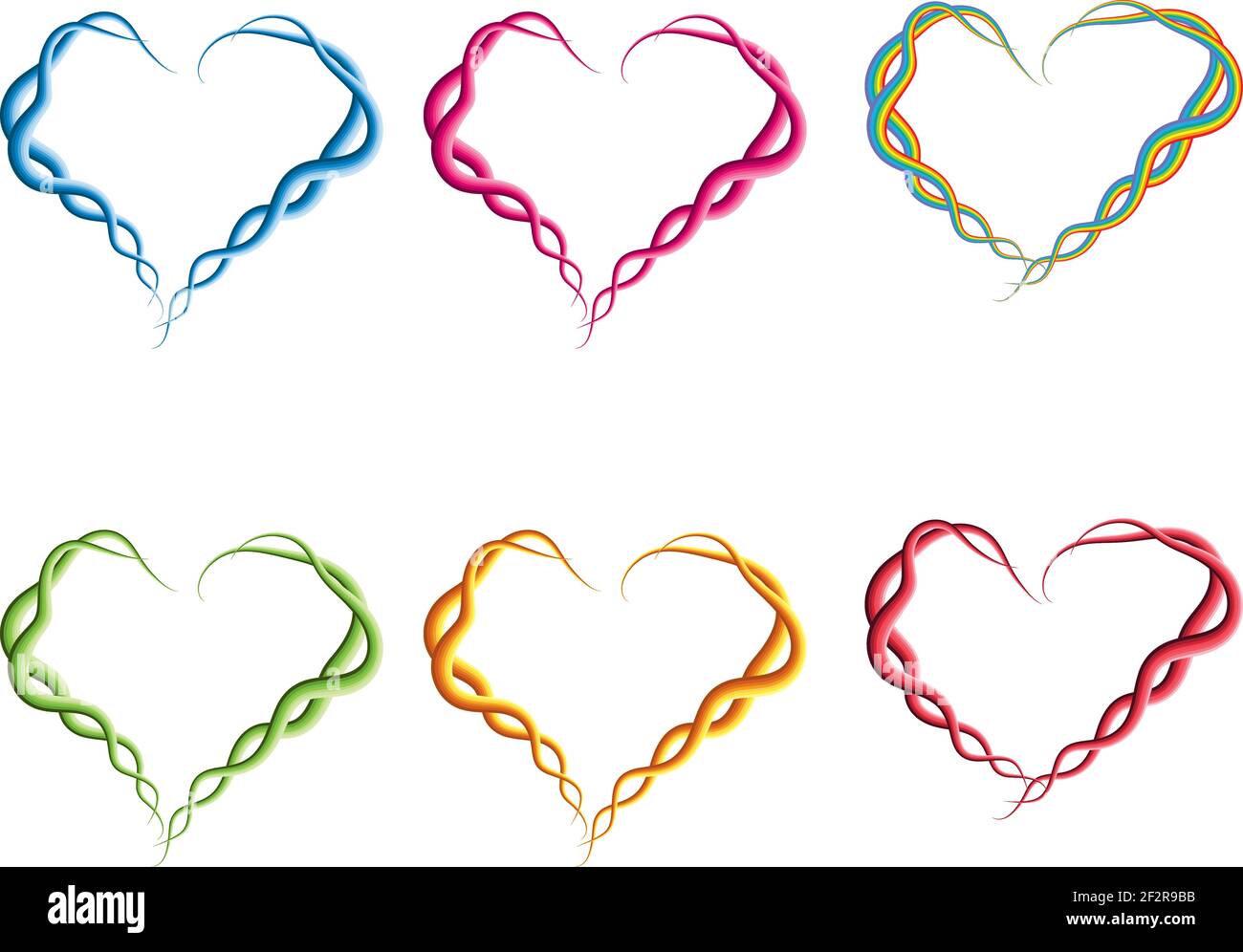 vector heart shape design background Stock Vector Image & Art - Alamy