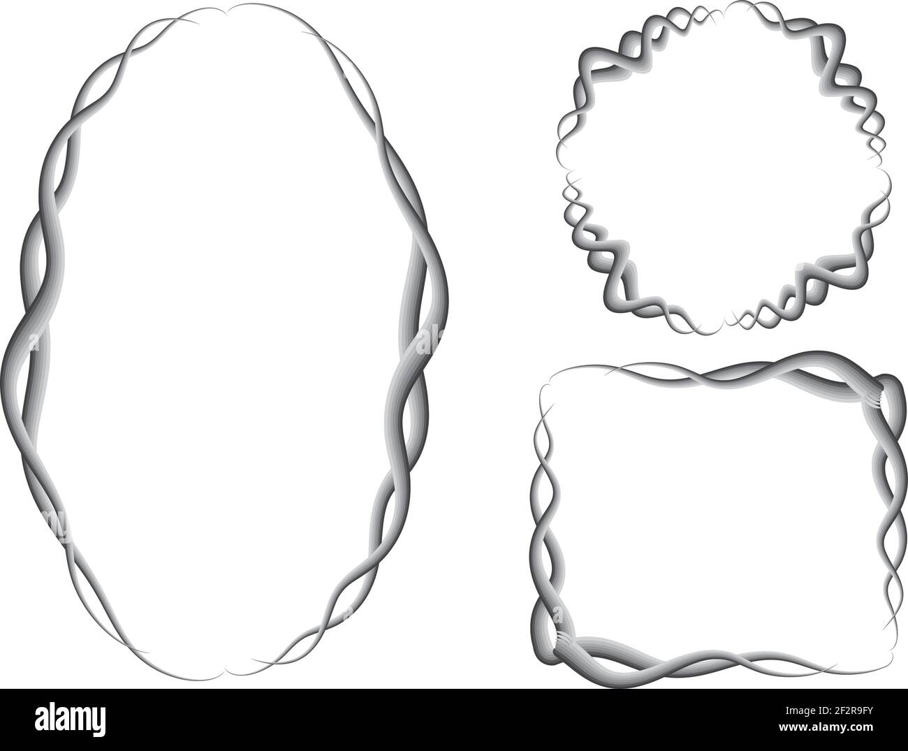 vector line border background set Stock Vector Image & Art - Alamy