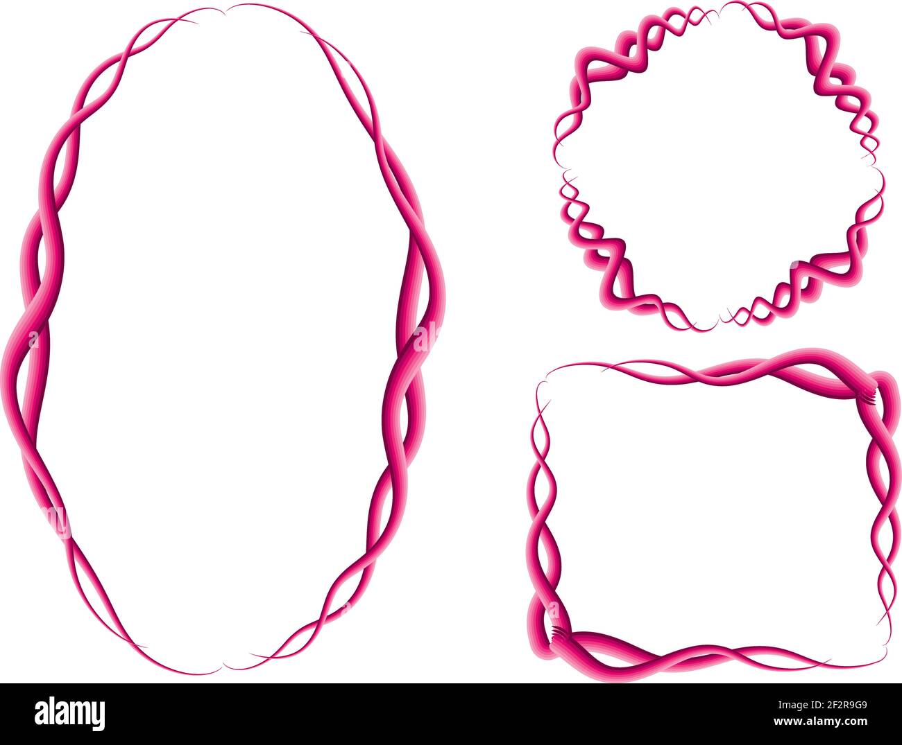 vector line border background set Stock Vector Image & Art - Alamy