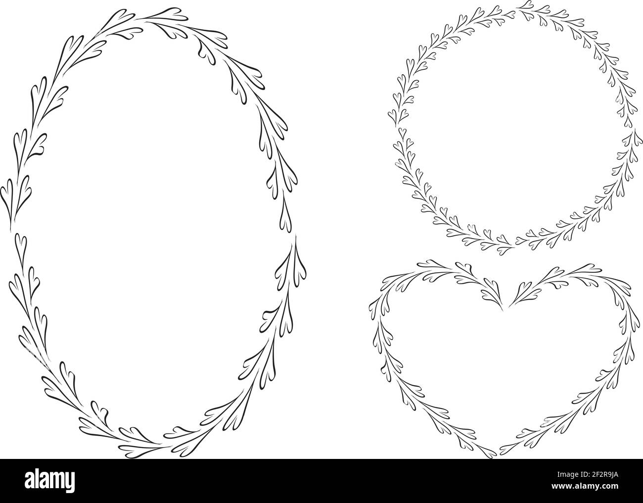 vector line border background set Stock Vector Image & Art - Alamy