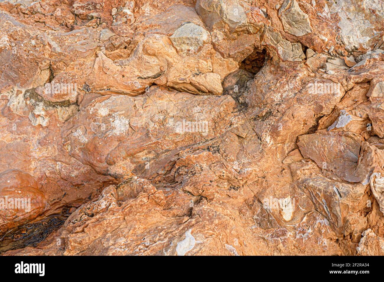 Light red-orange stone texture. Red orange grunge background. Mountain ...