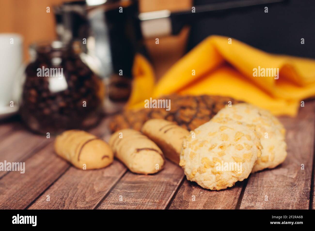 sweet biscuits dessert tea party breakfast snack Stock Photo - Alamy