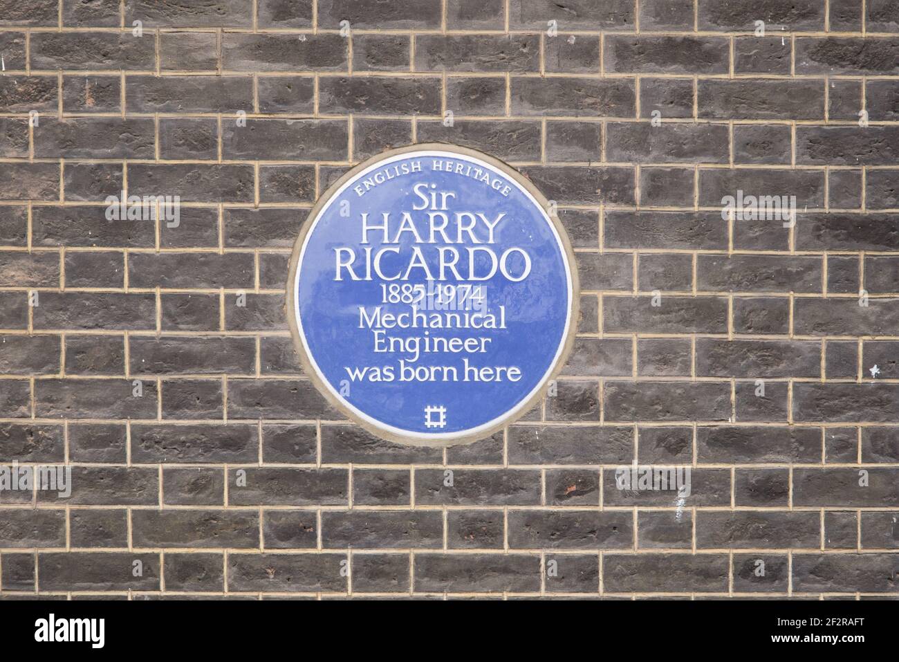 Sir Harry Ricardo Blue Plaque 13 Bedford Square Stock Photo - Alamy