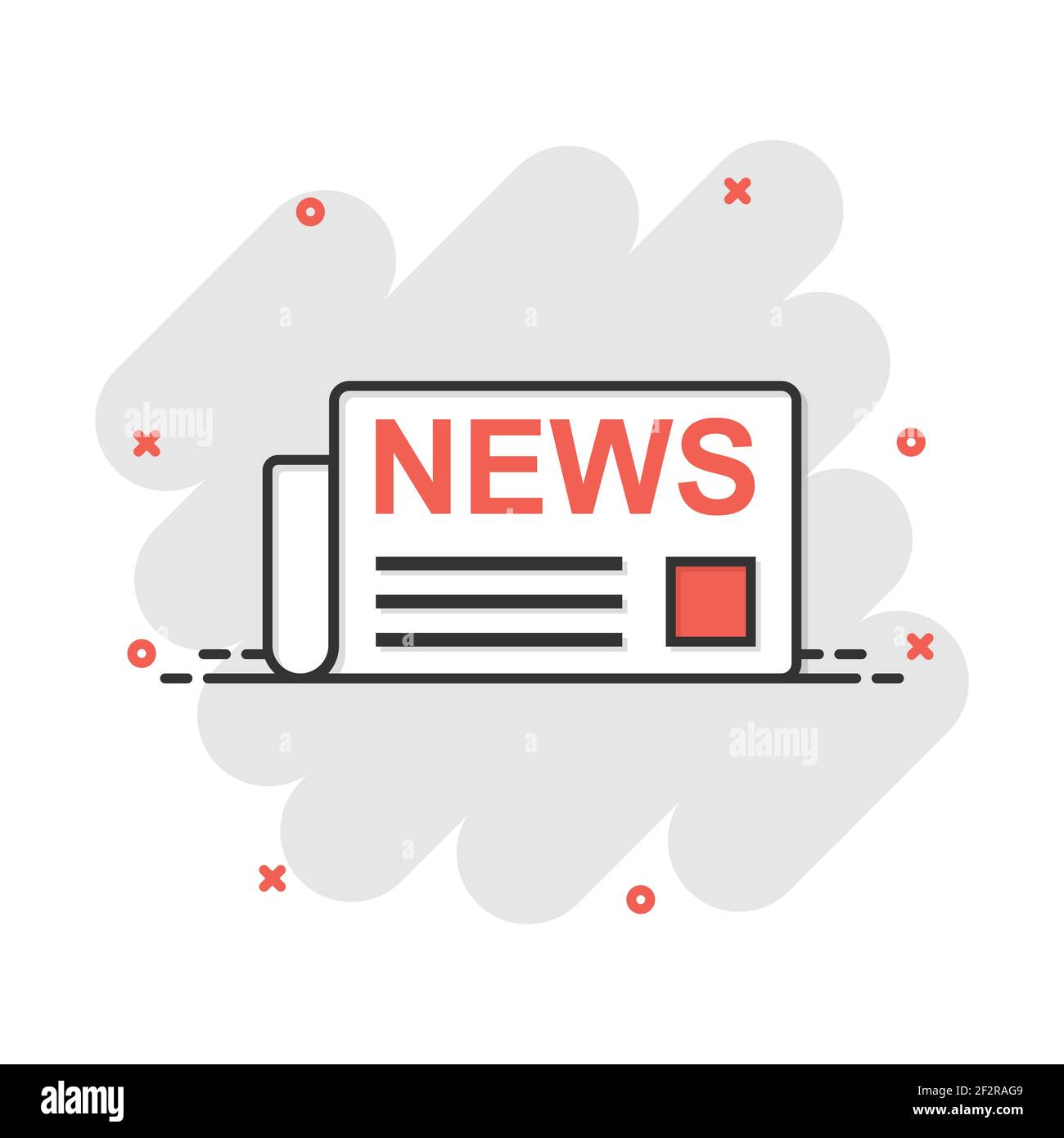 Reading newspaper comic page Stock Vector Images - Alamy