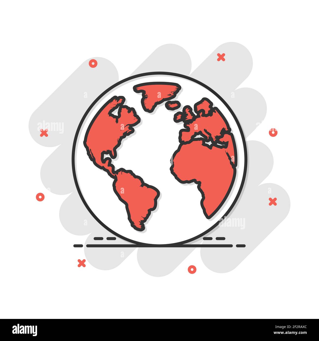 Africa map cartoon Stock Vector Images - Alamy