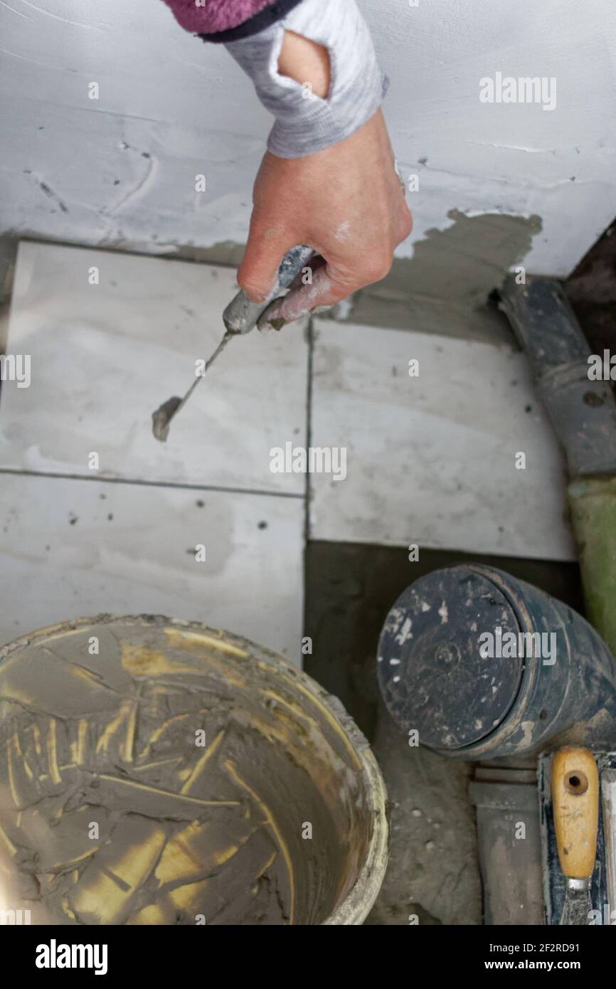 interior decoration and repair works Stock Photo - Alamy