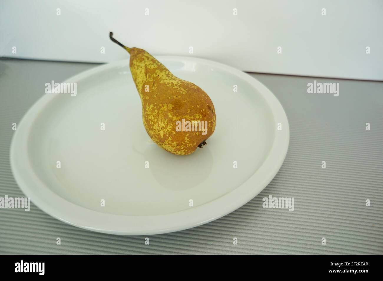 Fresh fruit in the hospital photographed on the tray with natural light ...