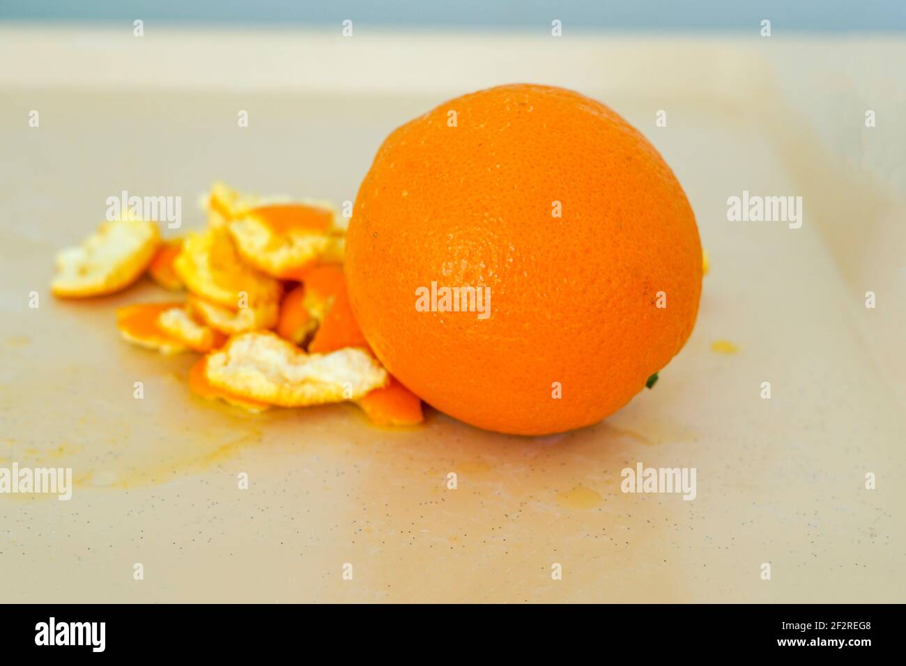 Fresh fruit in the hospital photographed on the tray with natural light ...