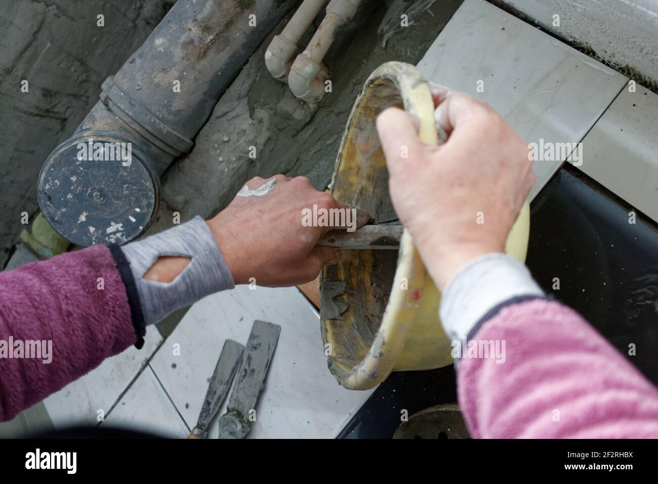 interior decoration and repair works Stock Photo - Alamy