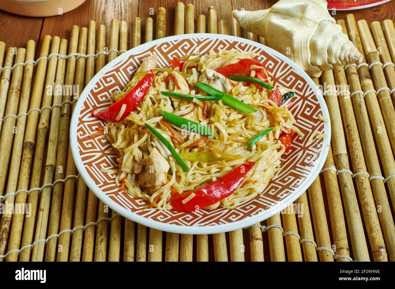 Nepali style fried chow chow hi-res stock photography and images - Alamy
