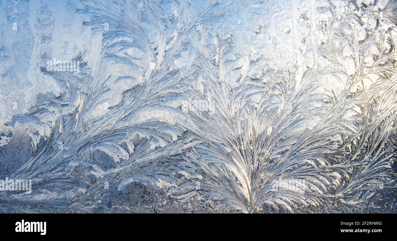 Beautiful winter frost pattern hi-res stock photography and images - Alamy