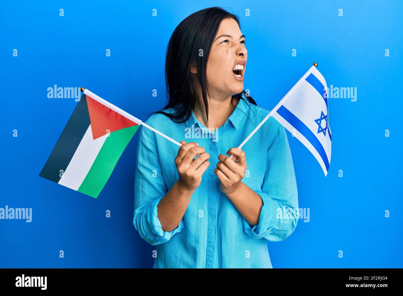 Palestine woman angry hi-res stock photography and images - Alamy