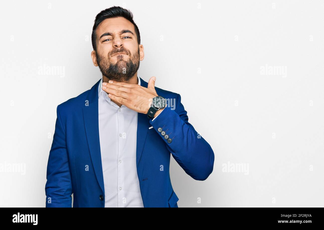 Cut throat gesture hi-res stock photography and images - Alamy