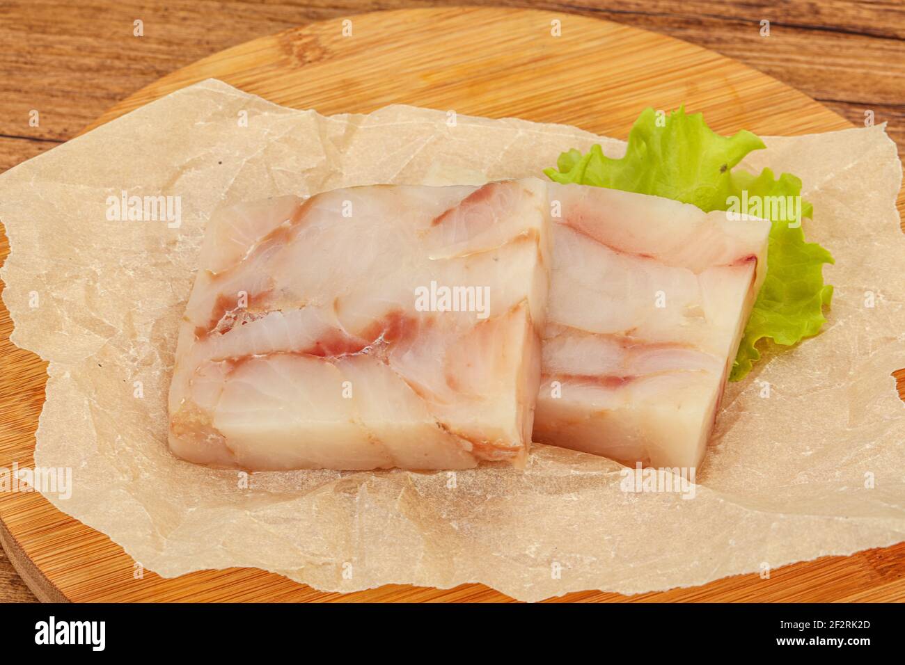 Raw dietary pollock fish fillet for cooking Stock Photo - Alamy