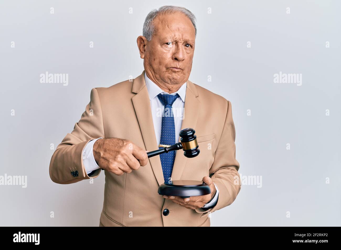 Frown judge hi-res stock photography and images - Alamy