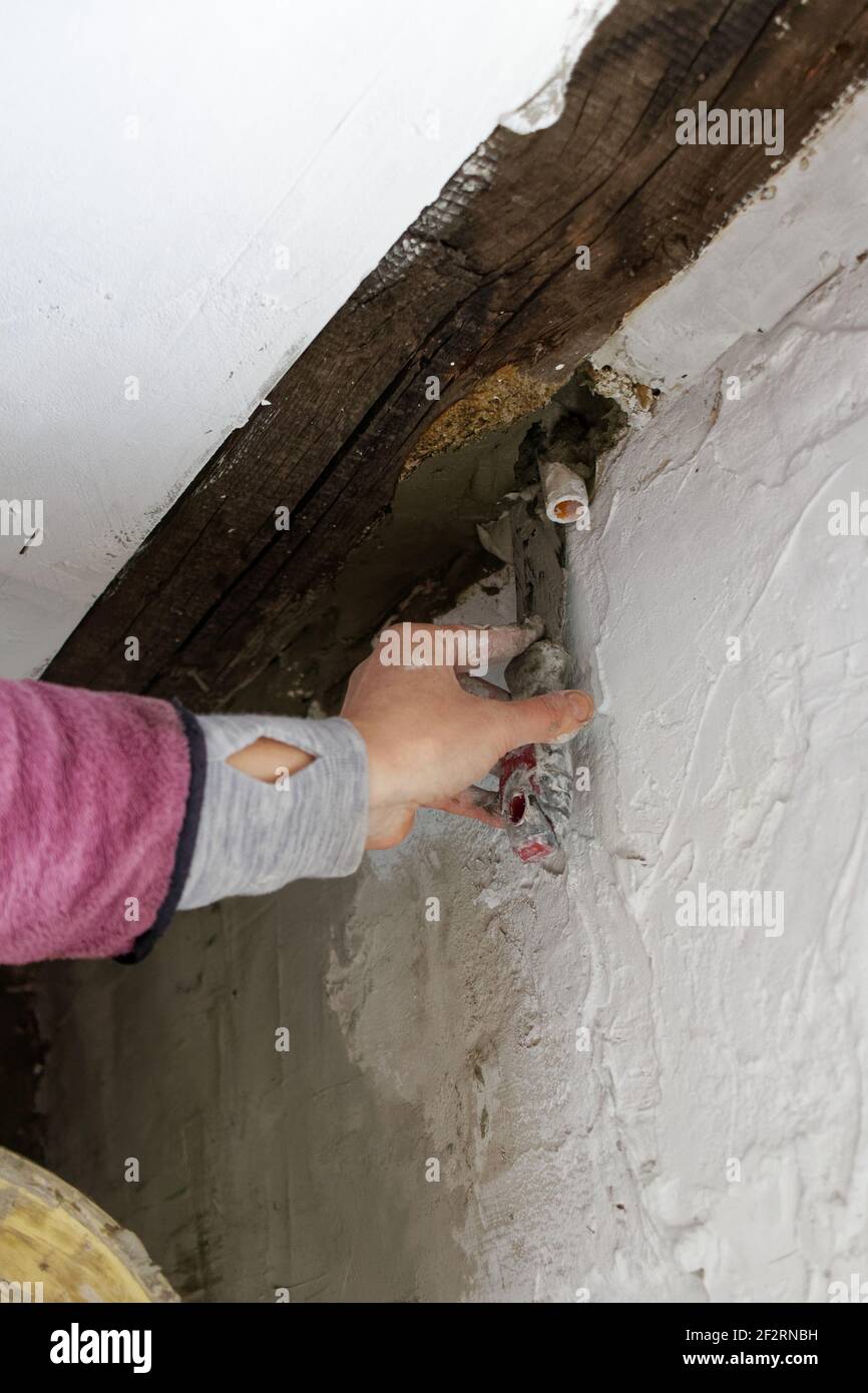 interior decoration and repair works Stock Photo - Alamy