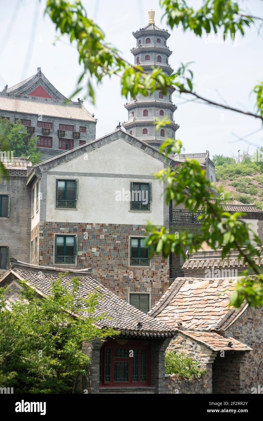 Medieval historical building in the city center Stock Photo - Alamy