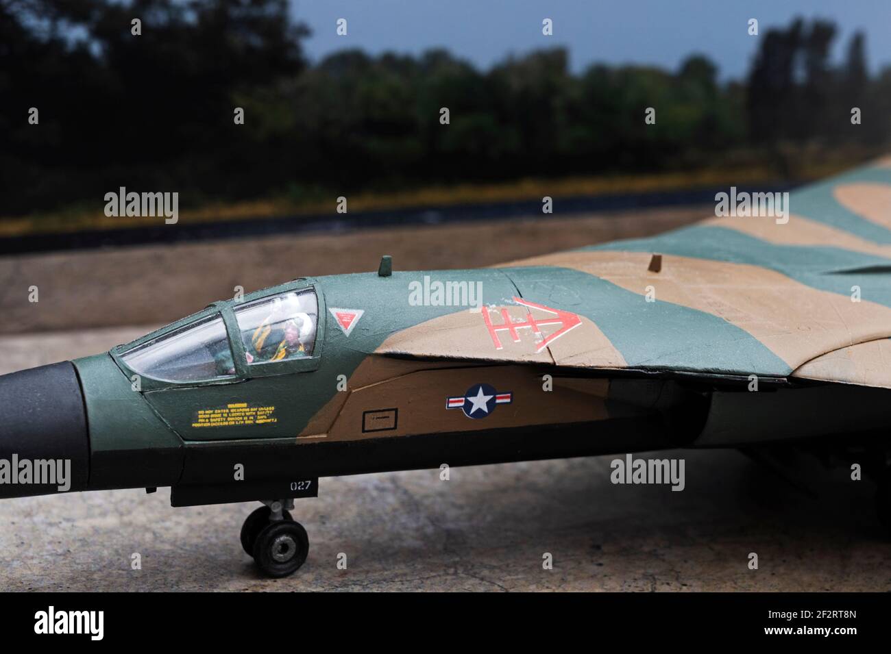 Airfix 1/72 scale F-111 model aircraft Stock Photo - Alamy