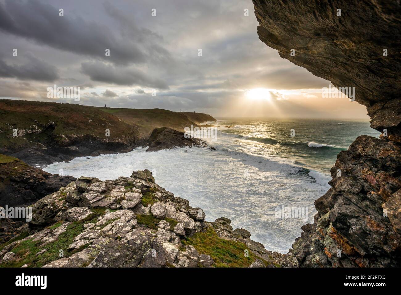 Pendeen; View Along the Coast; Cornwall; UK Stock Photo - Alamy