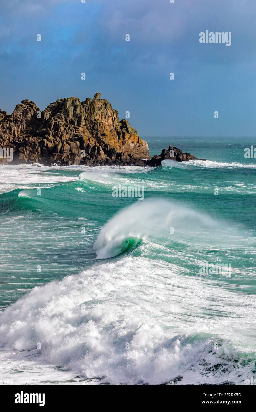 Logan rock cornwall hi-res stock photography and images - Alamy