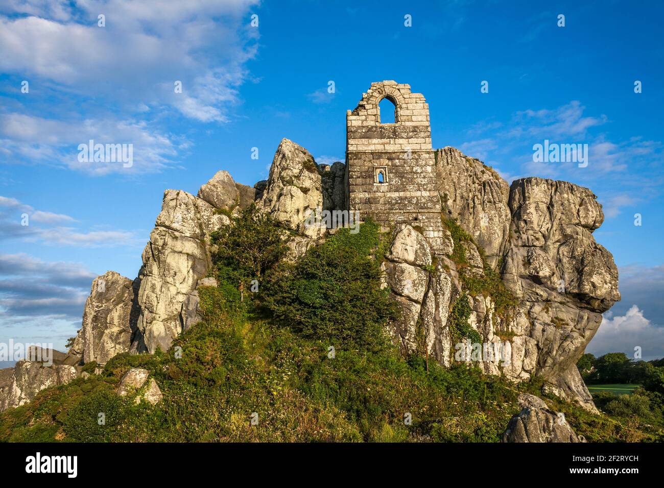 Roche Rock; Cornwall; UK Stock Photo - Alamy