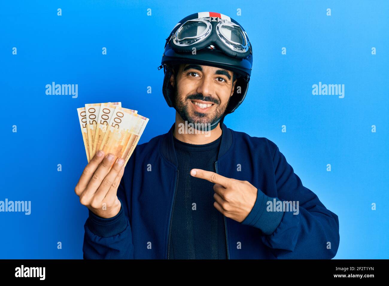Motorcycle helmet guy open face hi-res stock photography and images - Alamy