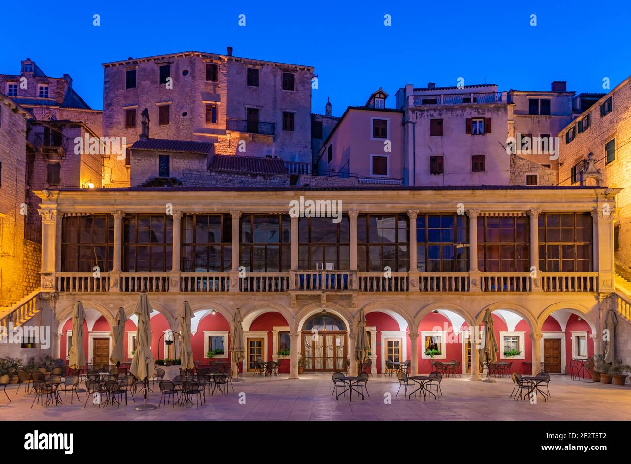 Sibenik town hall city hall hi-res stock photography and images - Alamy