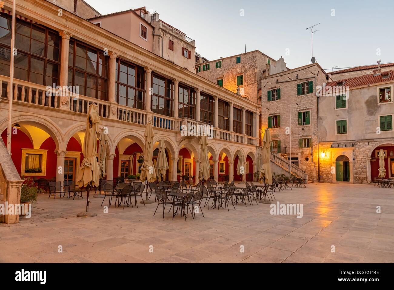 Sibenik town hall city hall hi-res stock photography and images - Alamy