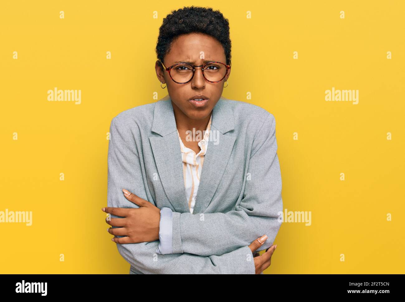 Shivering person african american hi-res stock photography and images ...