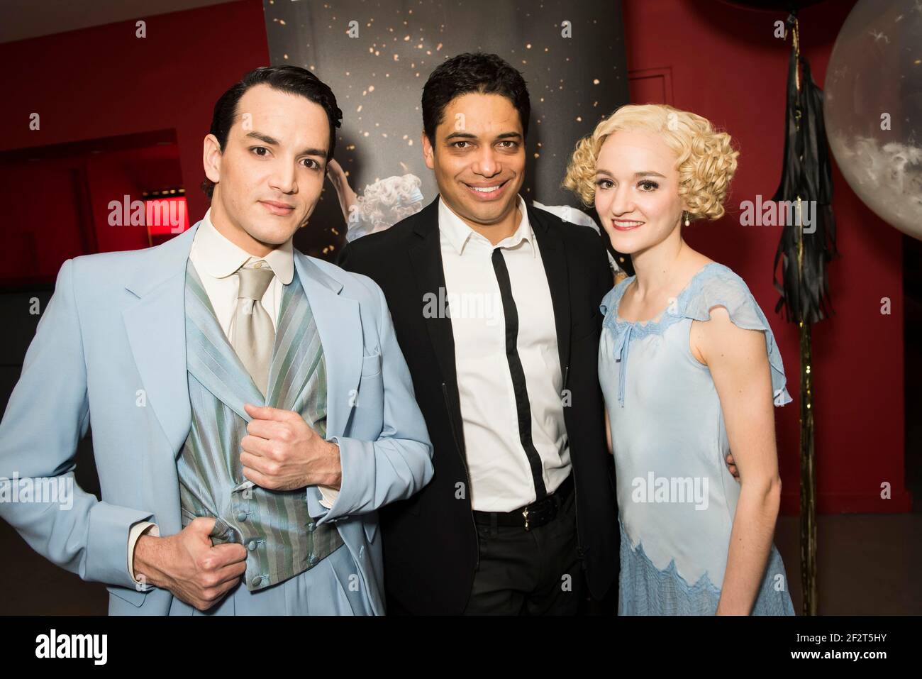 Piers Linney and Northern Ballet Dancers Dreda Blow and Javier Torres ...
