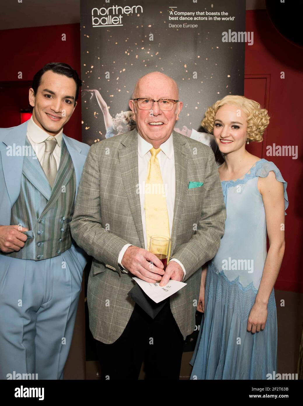 RIchard Wilson and Northern Ballet Dancers Dreda Blow and Javier Torres ...