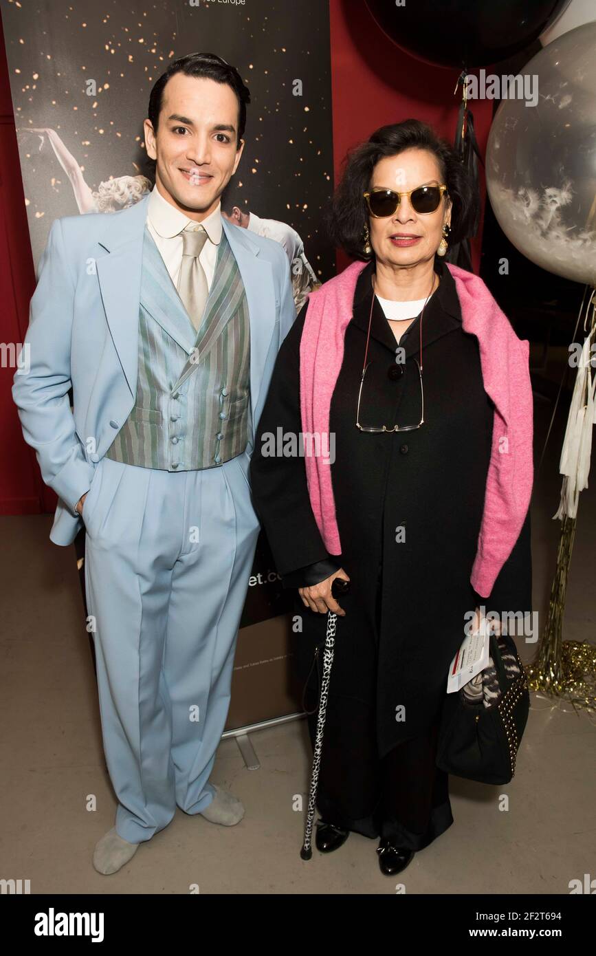 Bianca Jagger and Northern Ballet Dancer Javier Torres attend Northern ...
