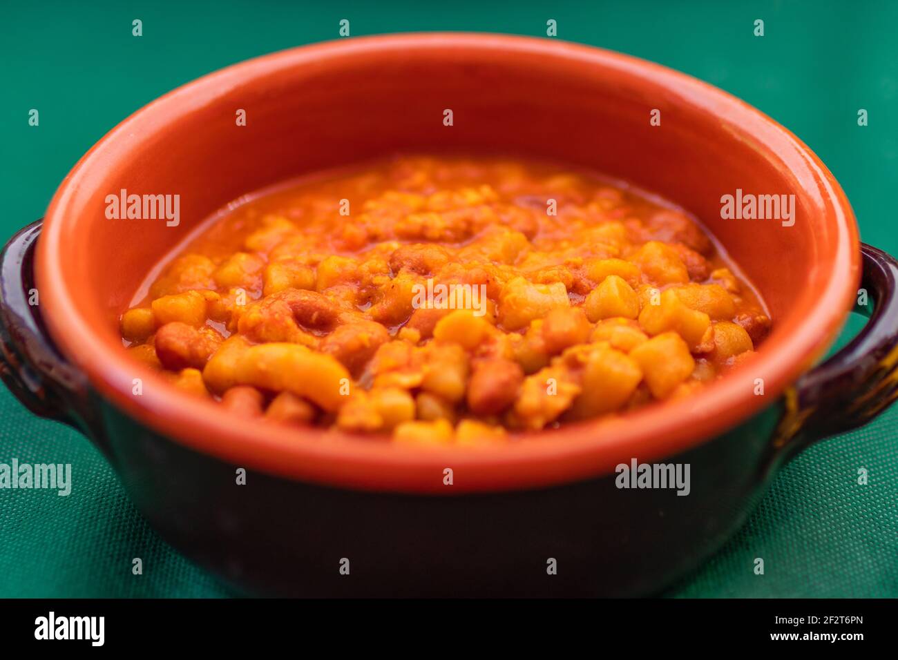 Homemade bread gnocchi with pomodoro and red beans sauce (Traditional ...