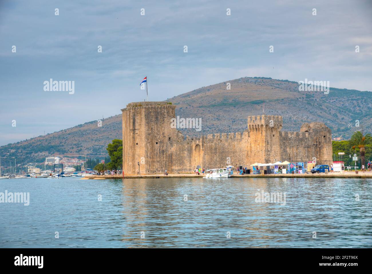 Waterfront promenade kamerlengo palace hi-res stock photography and ...
