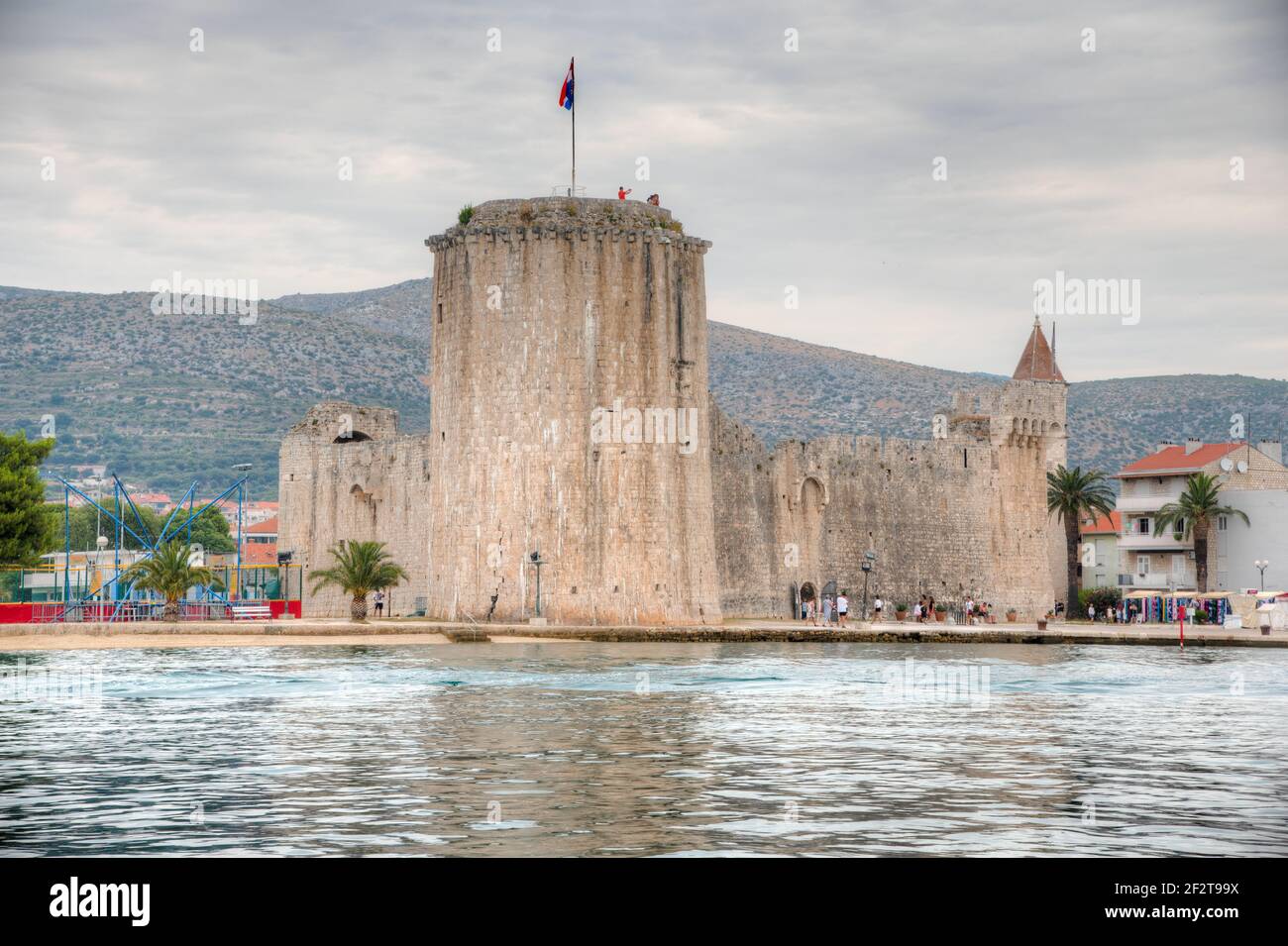 Waterfront promenade kamerlengo palace hi-res stock photography and ...
