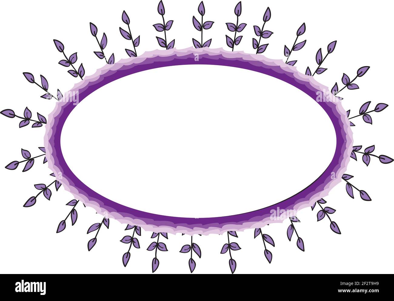 vector garden plant border background Stock Vector Image & Art - Alamy