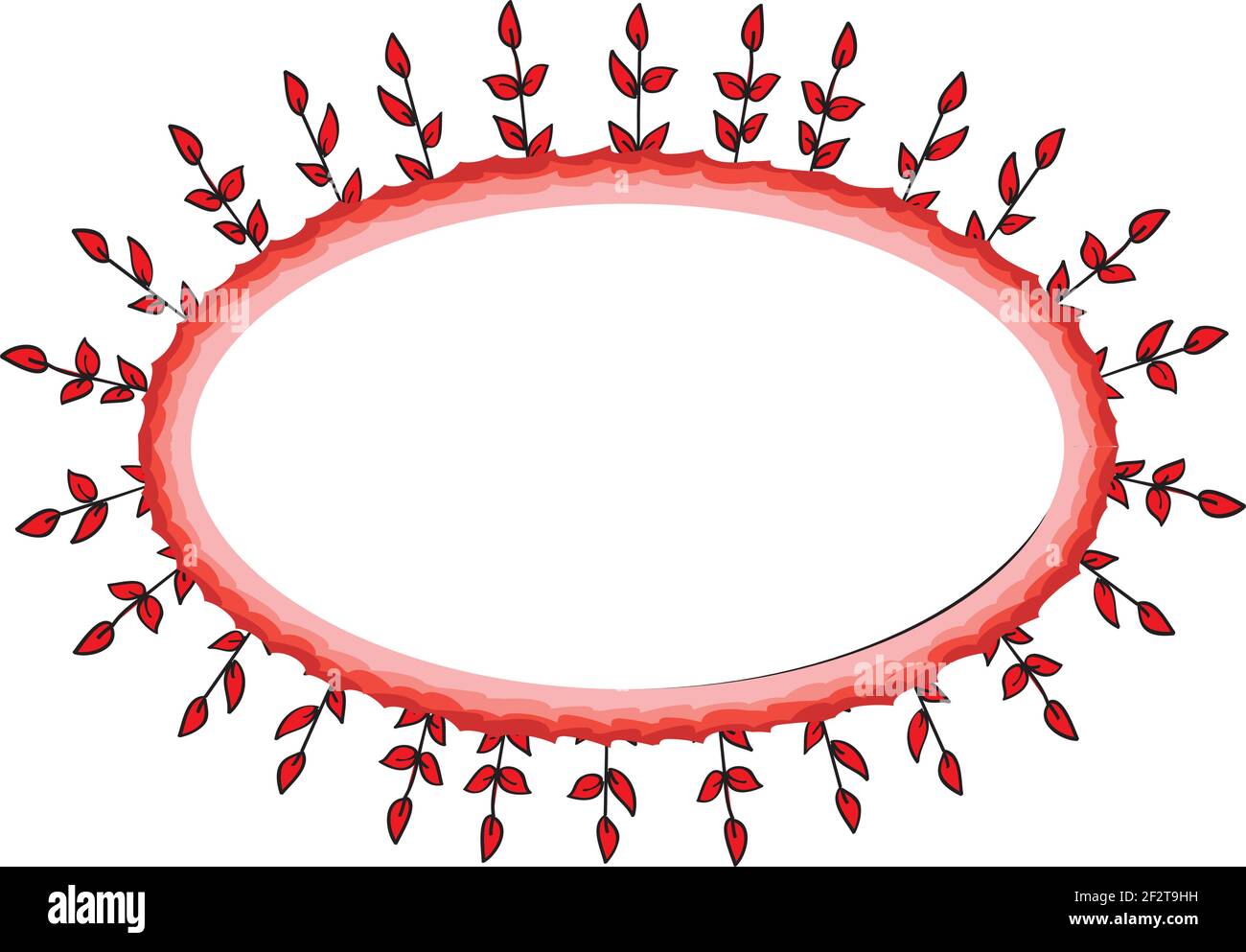 vector garden plant border background Stock Vector Image & Art - Alamy