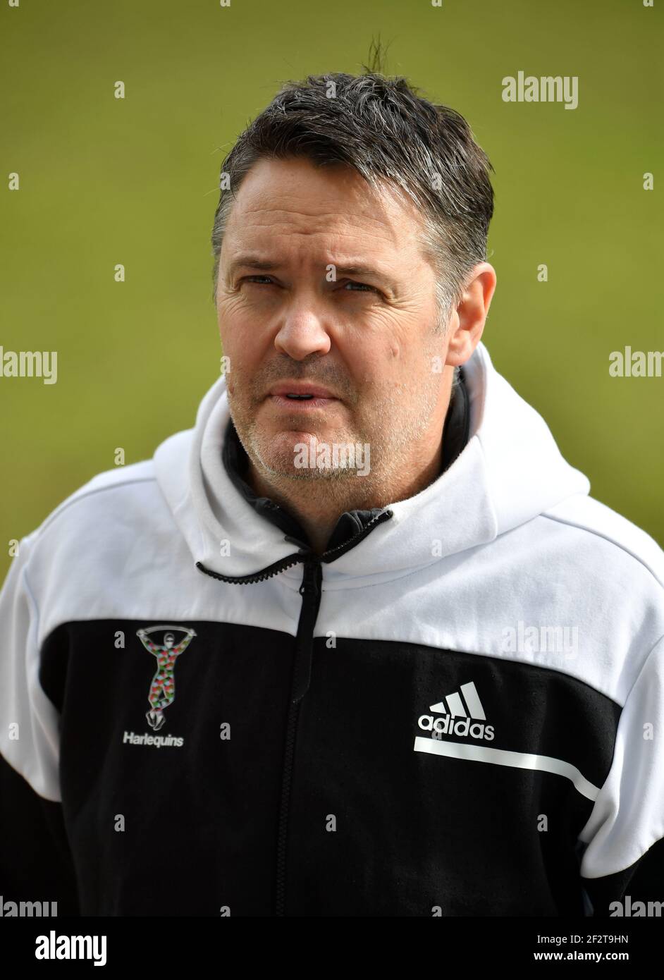 Harlequins coach Billy Millard before the Gallagher Premiership match ...