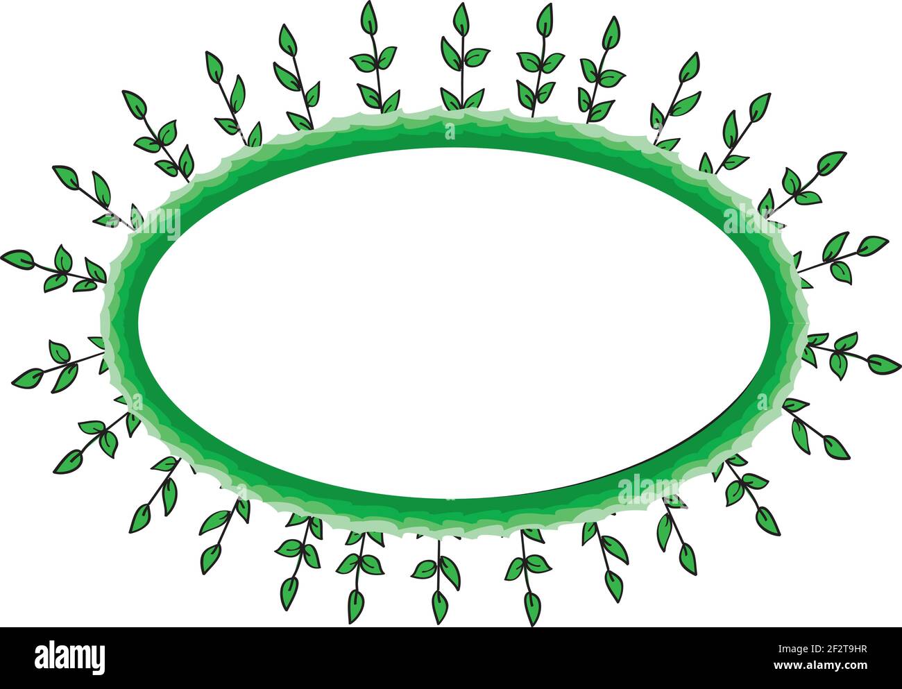 vector garden plant border background Stock Vector Image & Art - Alamy