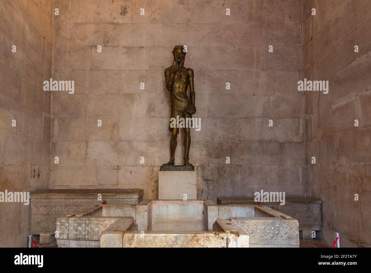 Temple of Jupiter in Croatian city Split Stock Photo - Alamy