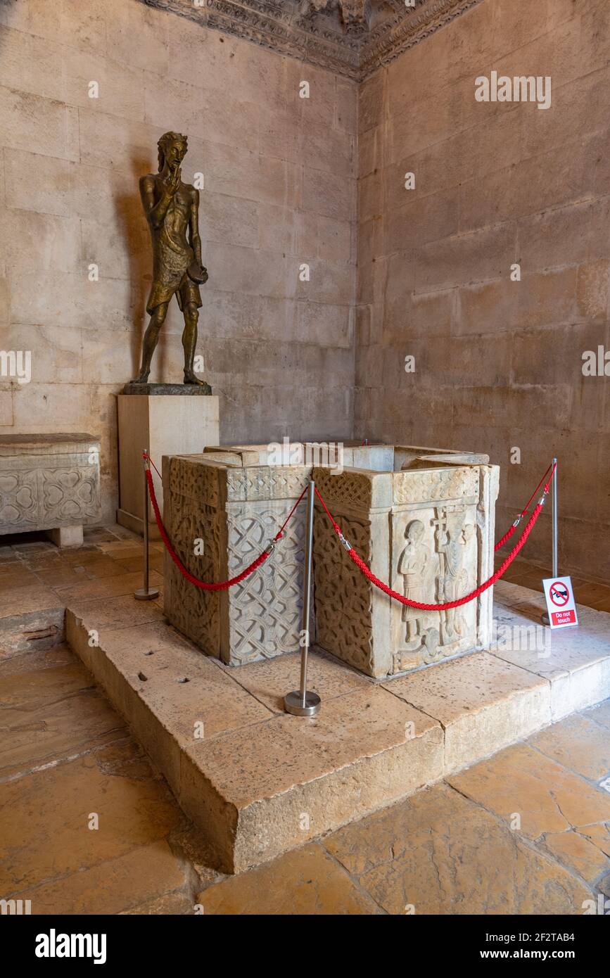 Temple of Jupiter in Croatian city Split Stock Photo - Alamy