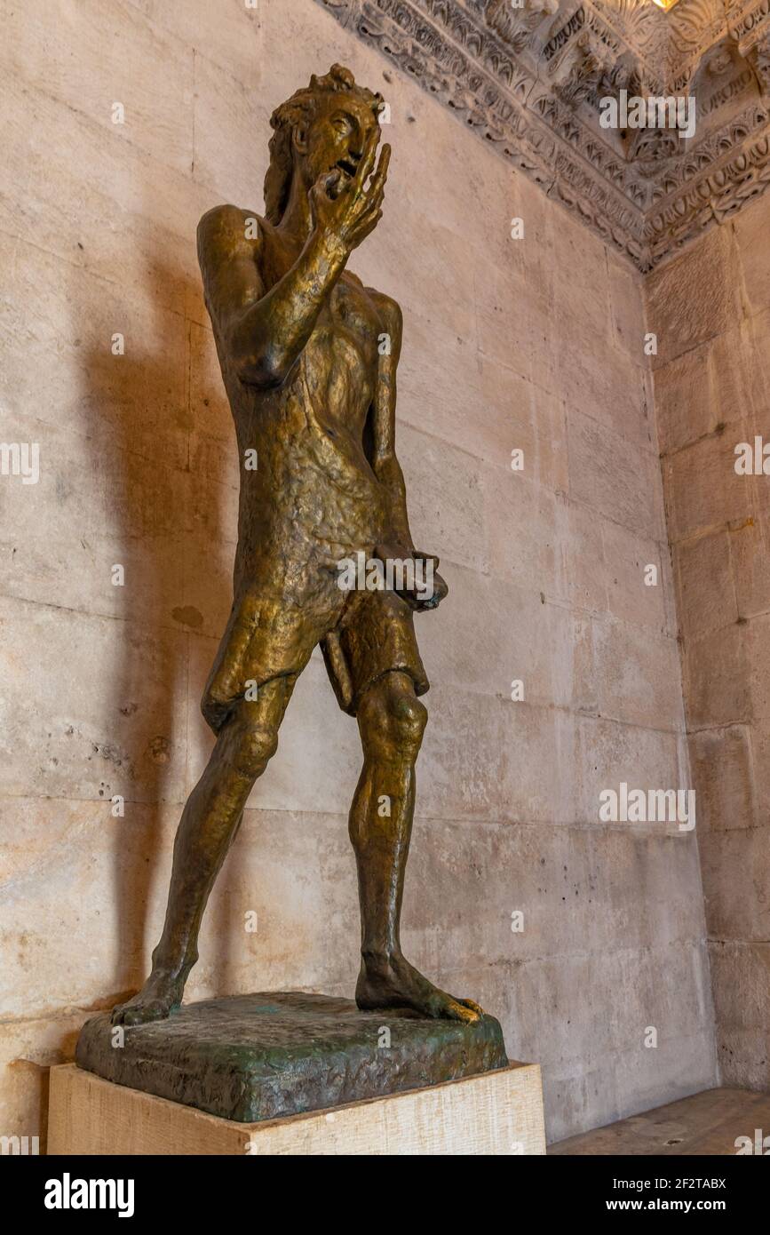 Temple of Jupiter in Croatian city Split Stock Photo - Alamy