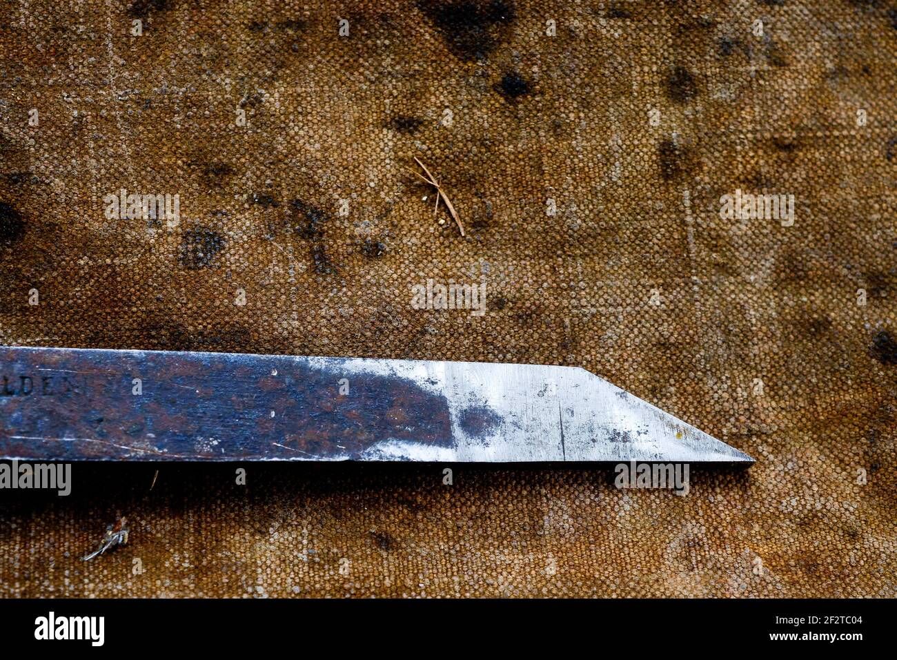 Vintage handmade sharp tools, France Stock Photo - Alamy